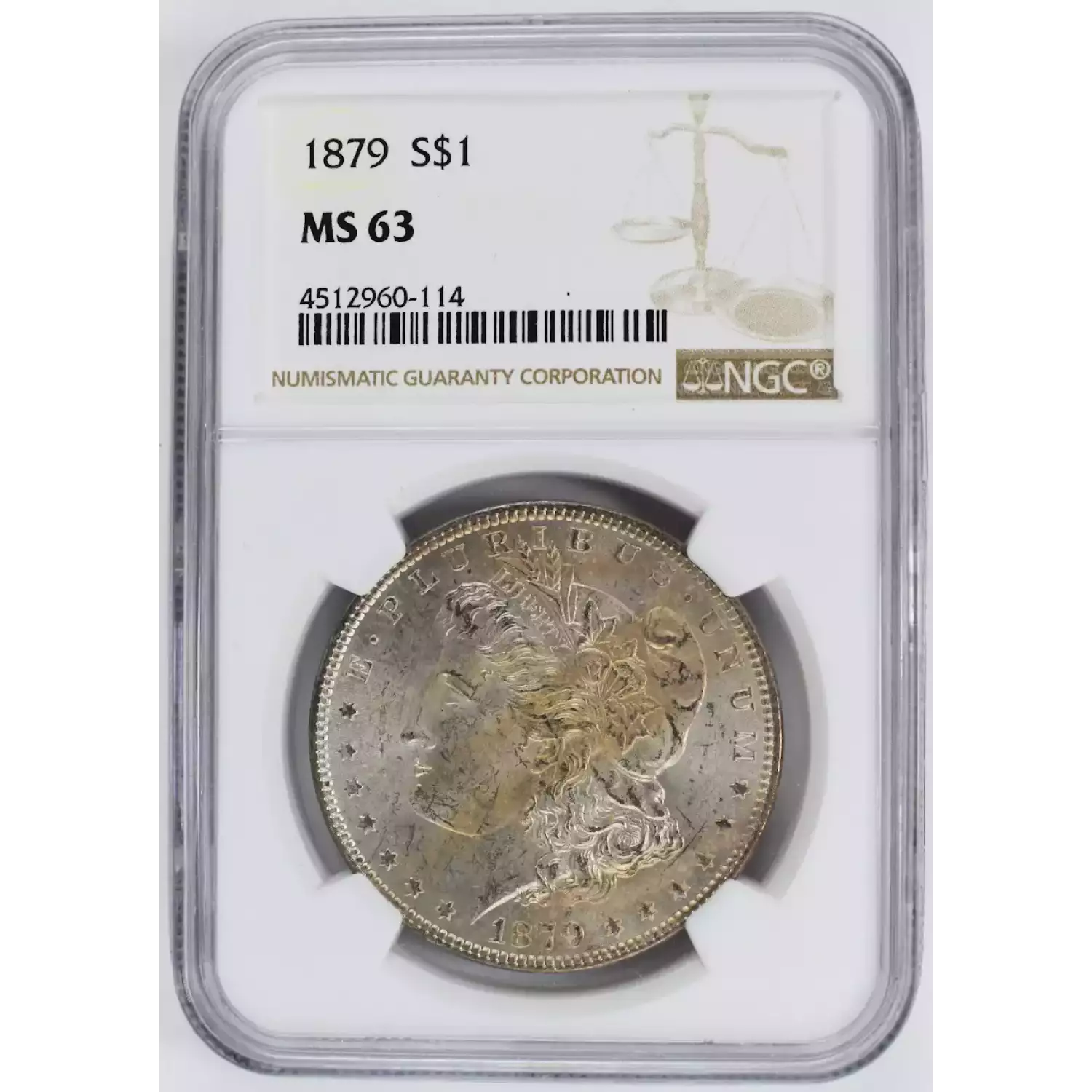 1879 Morgan Silver Dollar NGC MS-63 - Harbor Coin Company