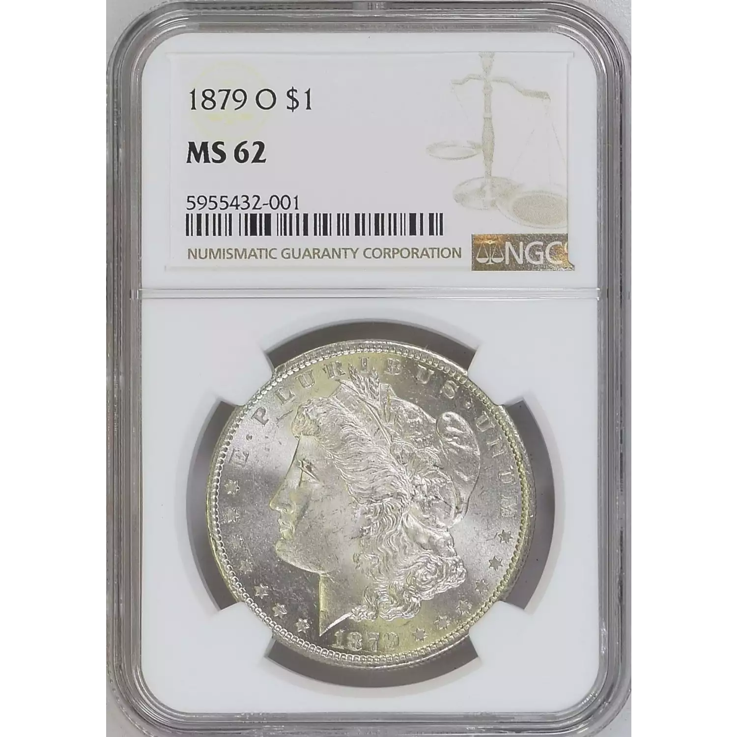 1879-O Morgan Silver Dollar NGC MS-62 - Harbor Coin Company