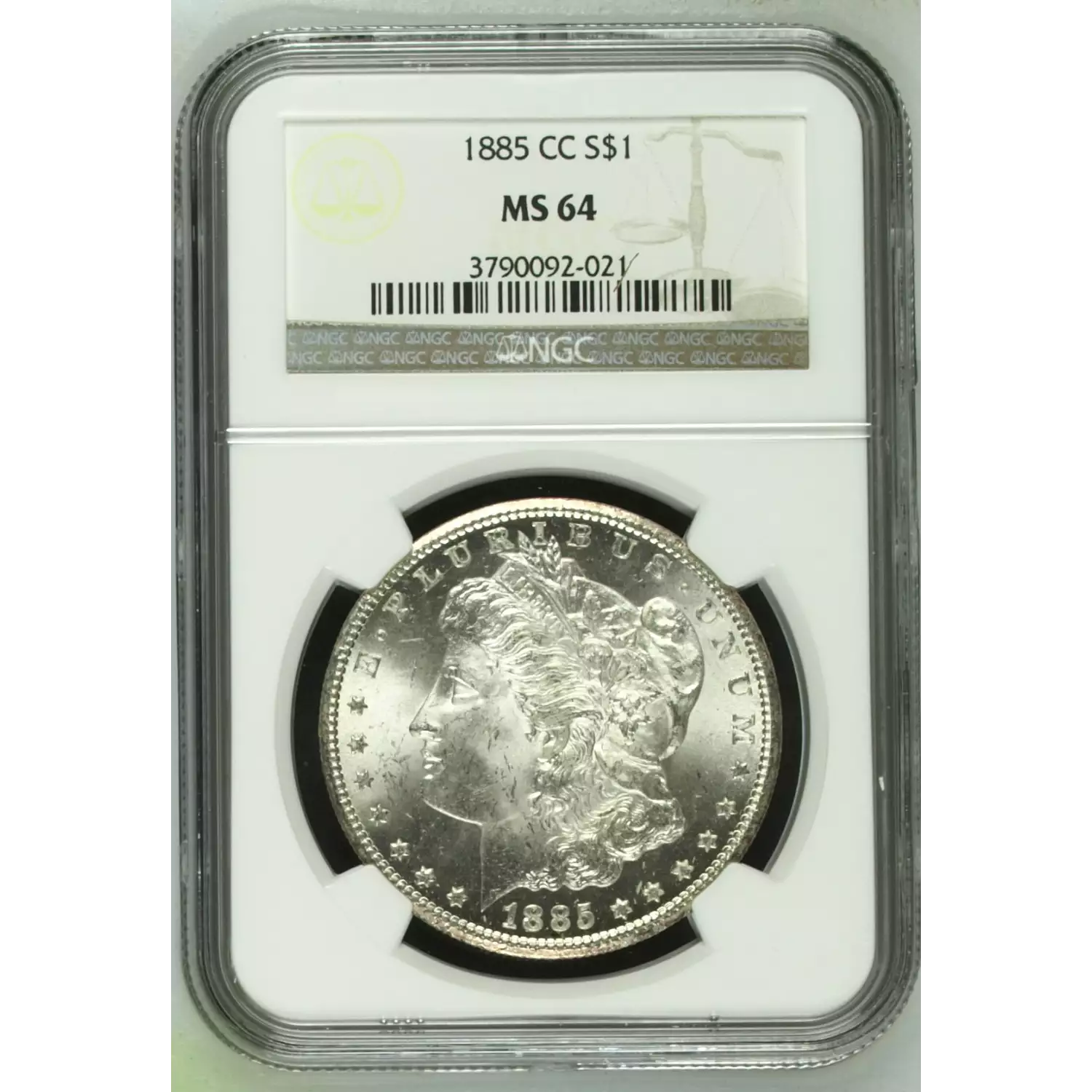 1885-CC Morgan Silver Dollar NGC MS-64 - Harbor Coin Company