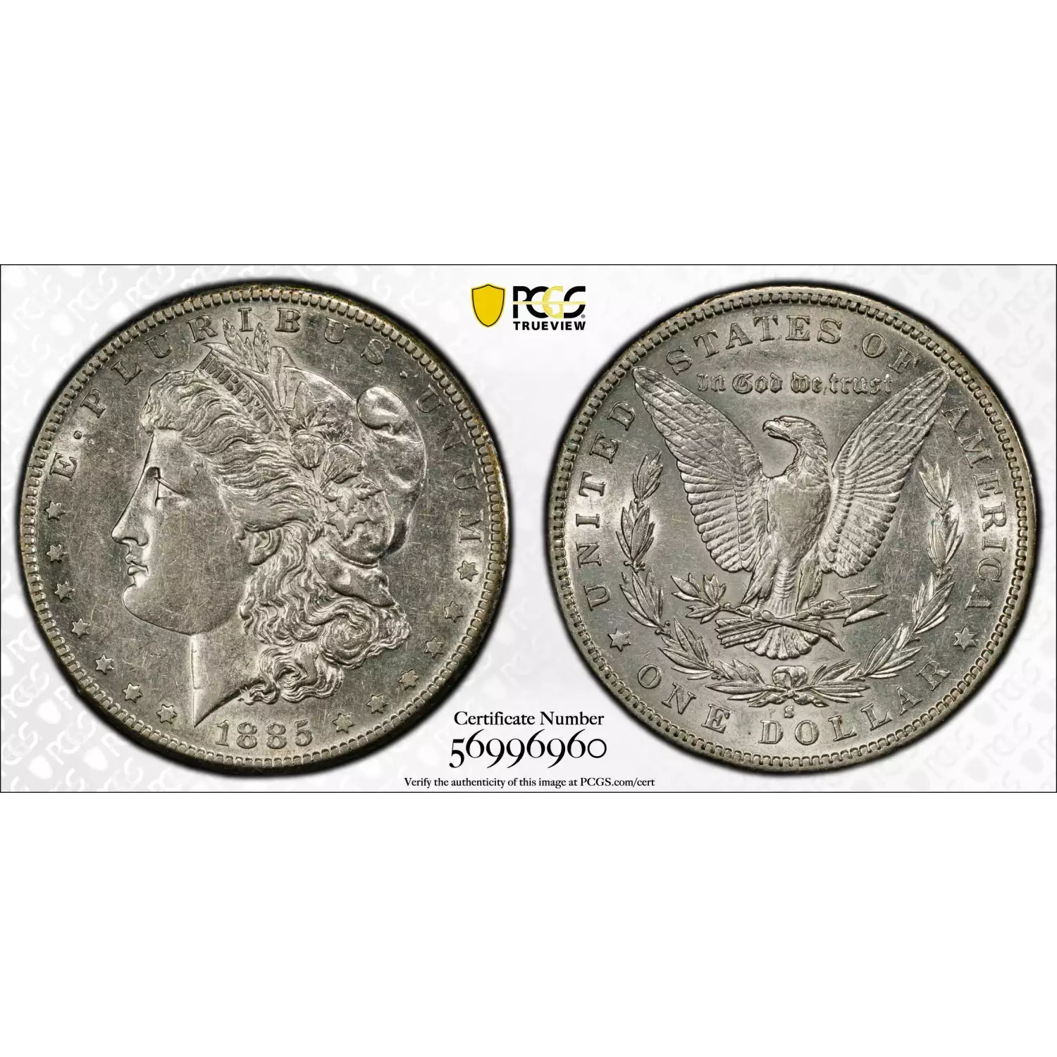 1885-S Morgan Silver Dollar PCGS XF-45 - Harbor Coin Company