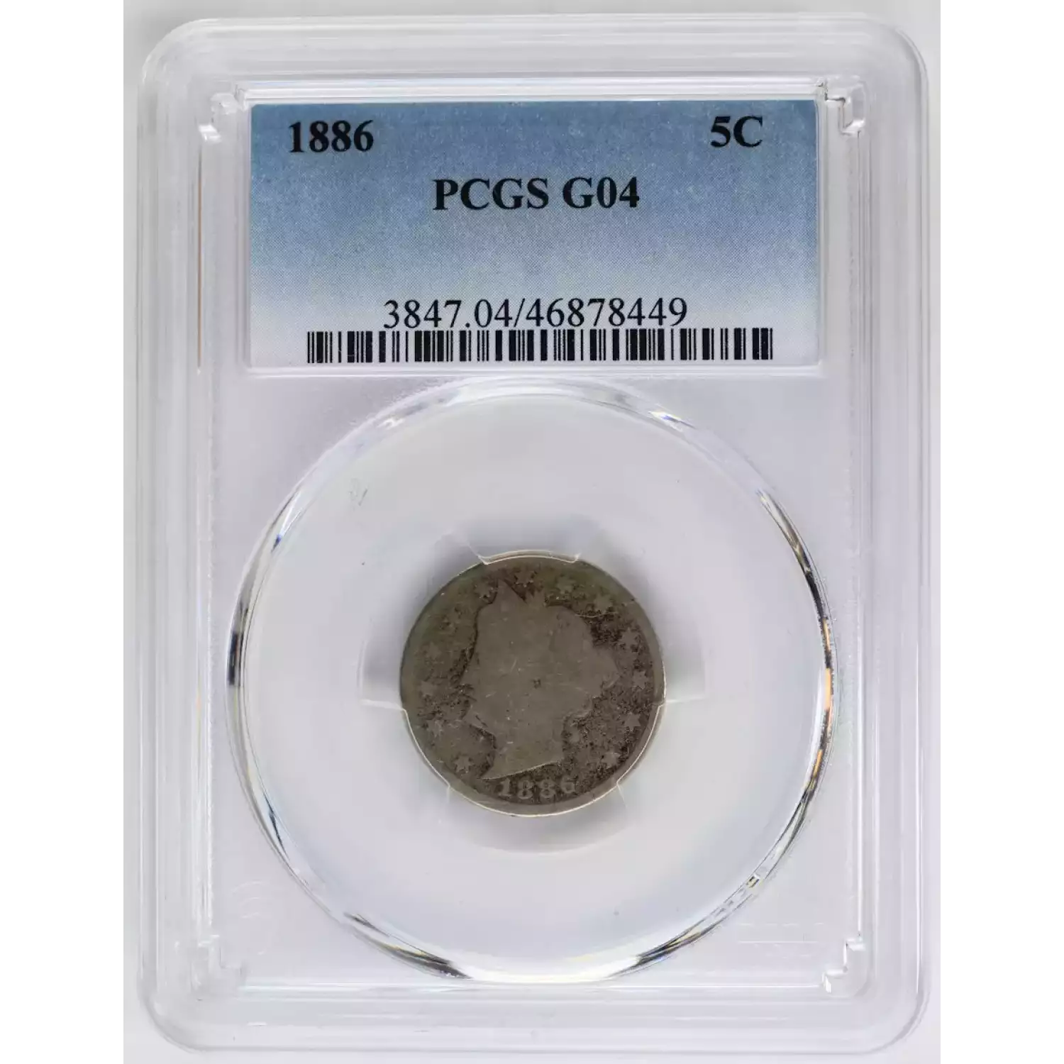 1886 Nickel Liberty Head PCGS G-4 - Harbor Coin Company