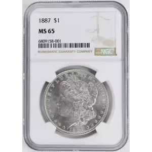 1887 Morgan Silver Dollar PCGS MS-63 - Harbor Coin Company