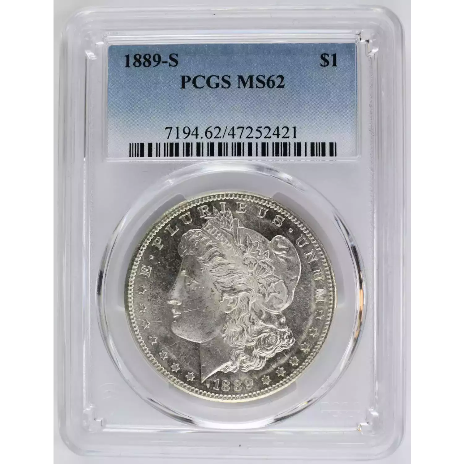 1889-S Morgan Silver Dollar PCGS MS-62 - Harbor Coin Company
