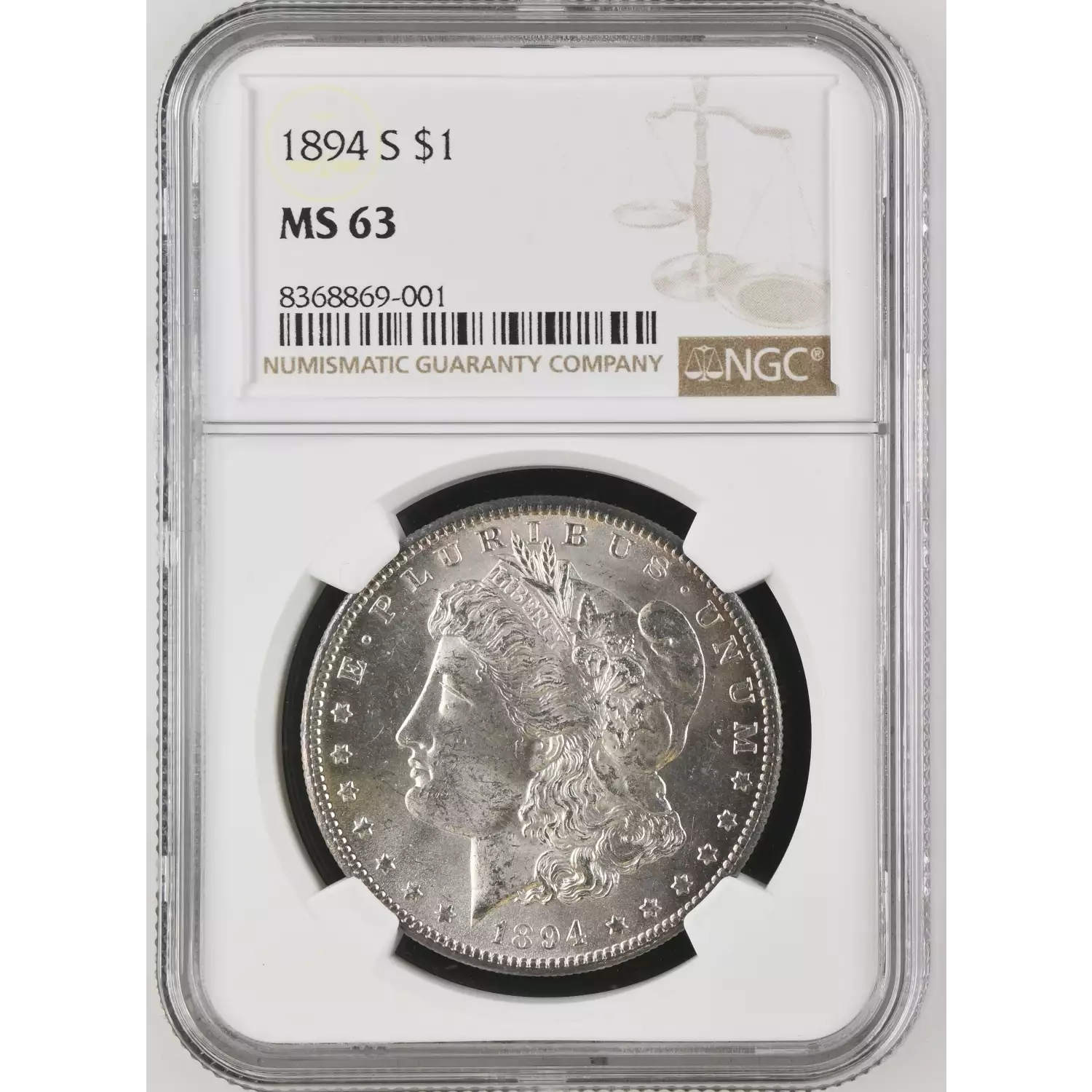 1894-S Morgan Silver Dollar NGC MS-63 - Harbor Coin Company