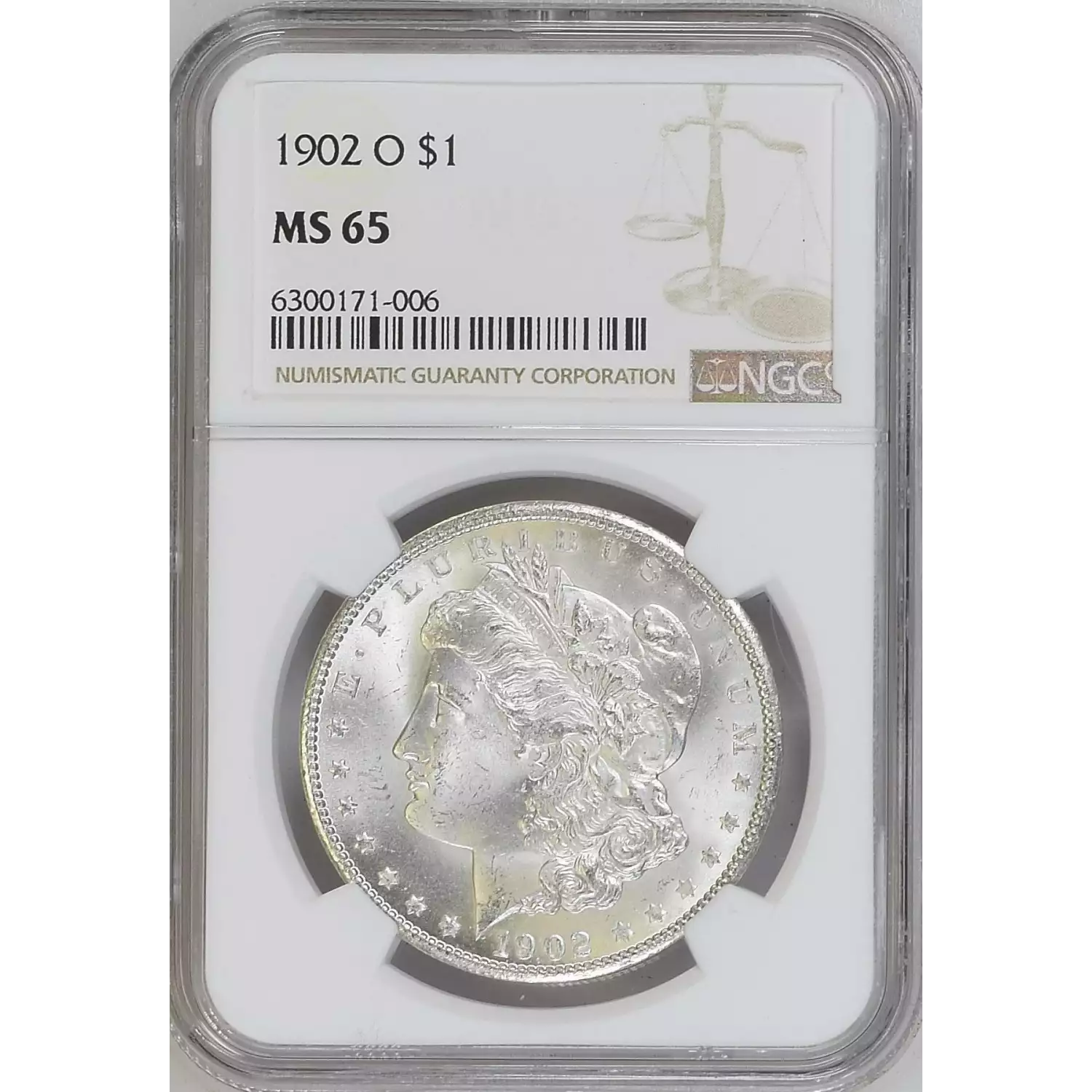 1902-O Morgan Silver Dollar NGC MS-65 - Harbor Coin Company