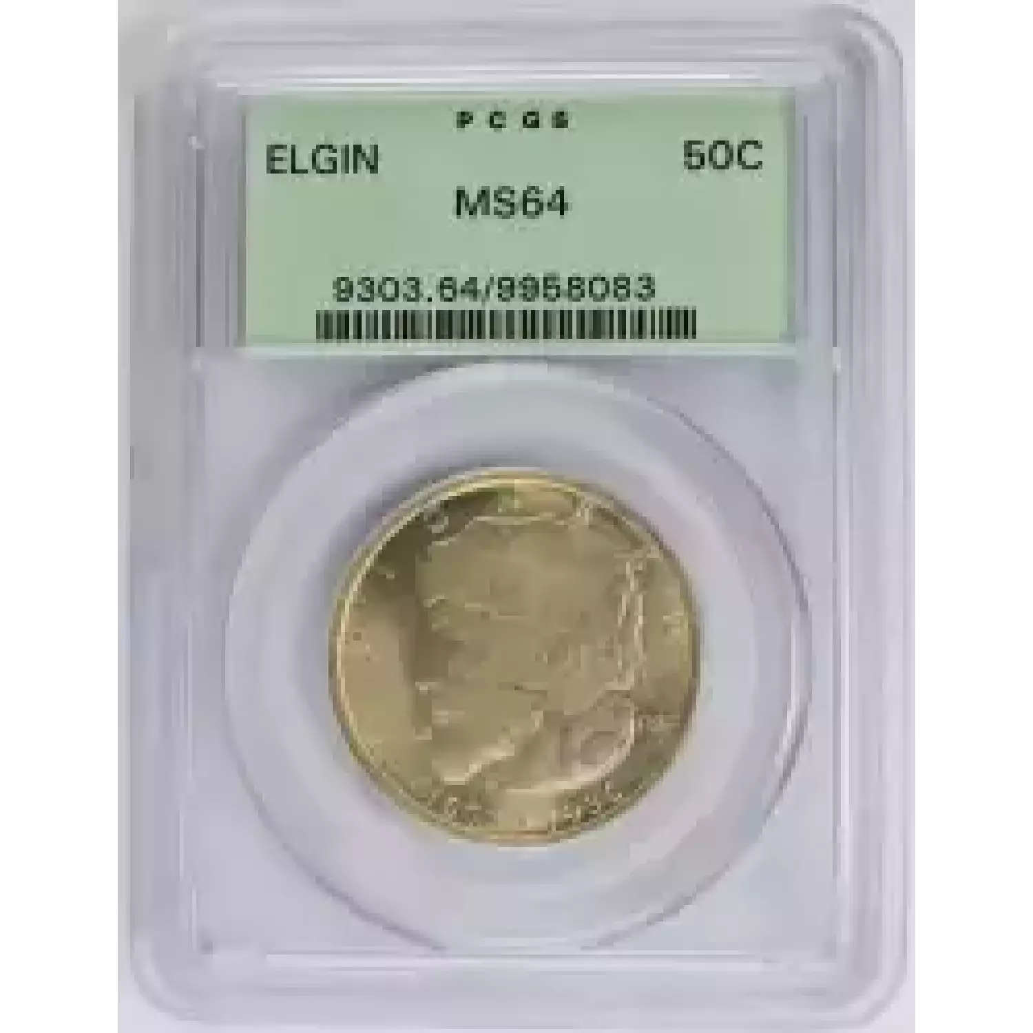1936 Classic Commemorative Elgin, Illinois, Centennial PCGS MS-64 Elgin ...