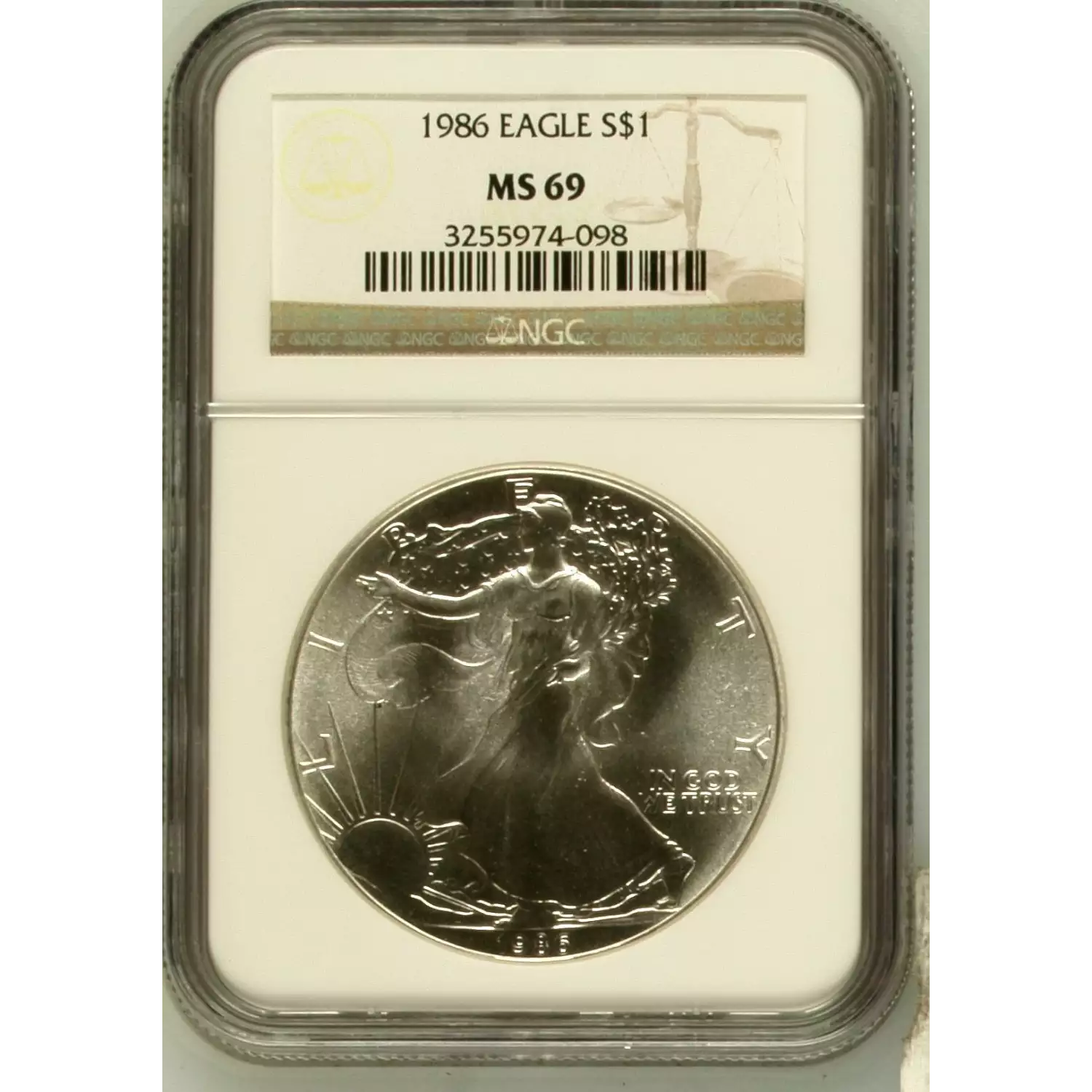 1986-S Bullion Silver Eagles NGC MS-69 - Harbor Coin Company