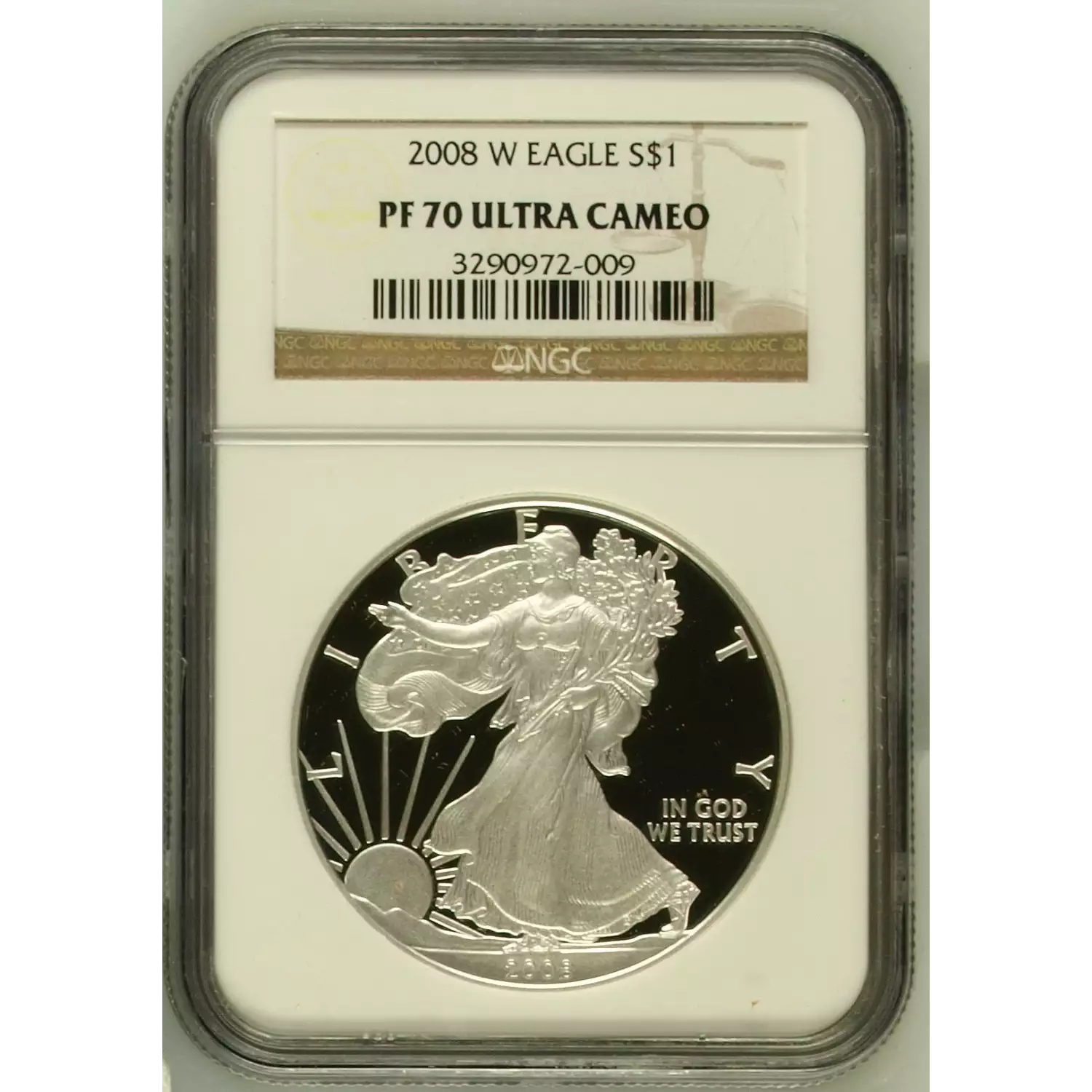 2008 Bullion Silver Eagles NGC PF-70 ULTRA CAMEO - Harbor Coin Company
