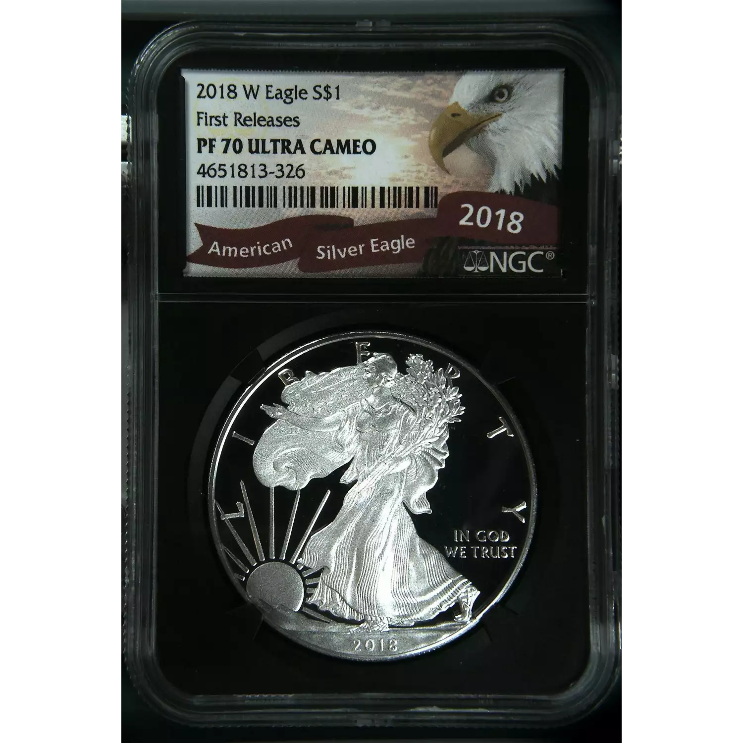 2018 Bullion Silver Eagles NGC PF-70 ULTRA CAMEO First Releases - Harbor Coin Company
