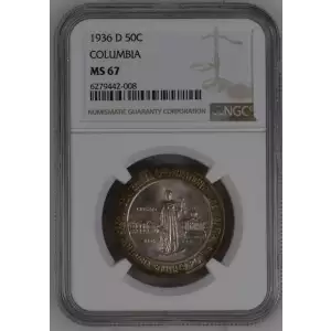 1936 Classic Commemorative Columbia, South Carolina, Sesquicentennial ...