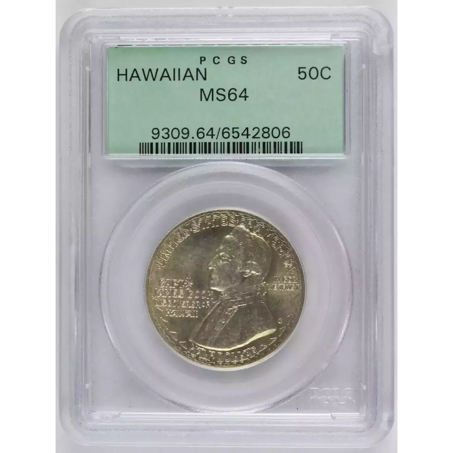 1928 Classic Commemorative Hawaiian Sesquicentennial PCGS MS-64 ...
