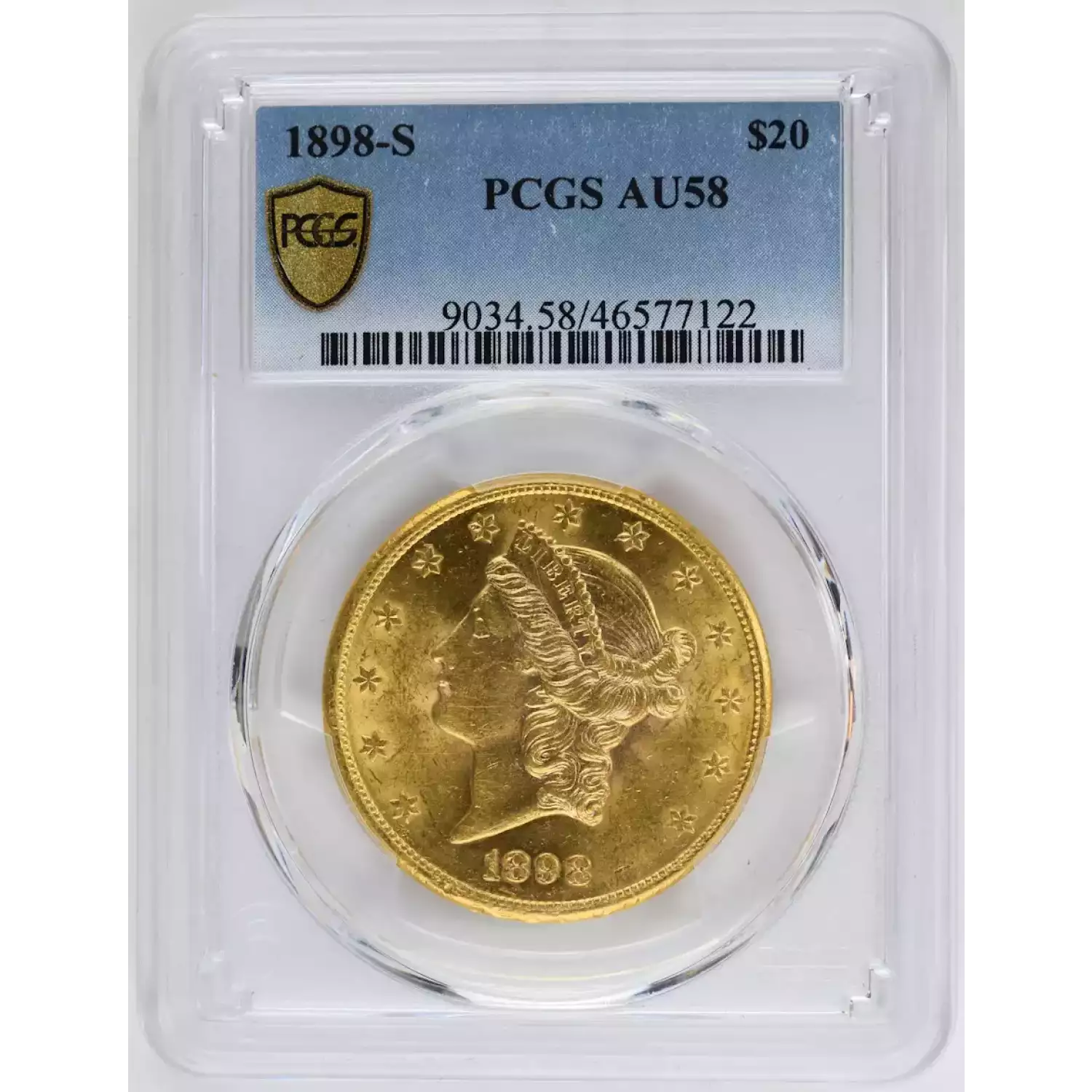 1898-S Liberty Head Double Eagle PCGS AU-58 - Harbor Coin Company