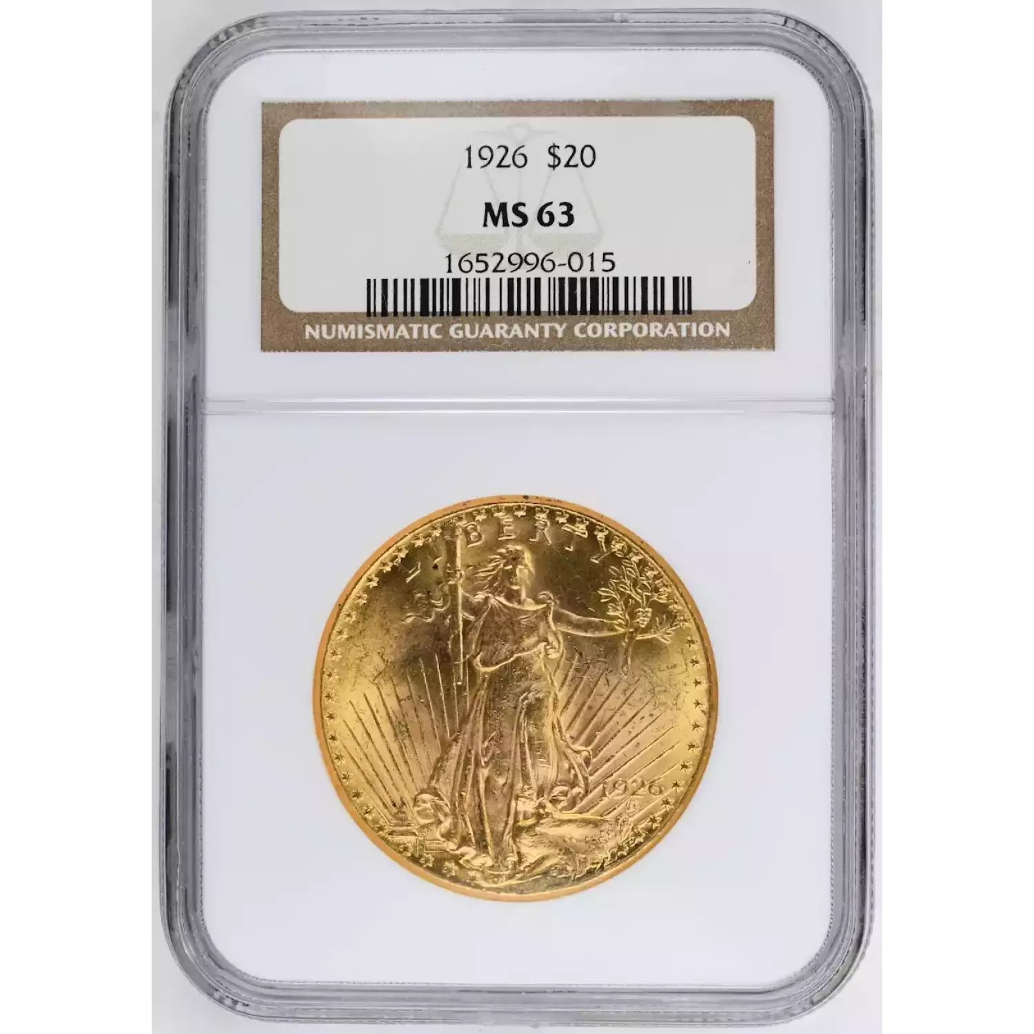 1926 Saint Gaudens Double Eagle NGC MS-63 - Harbor Coin Company