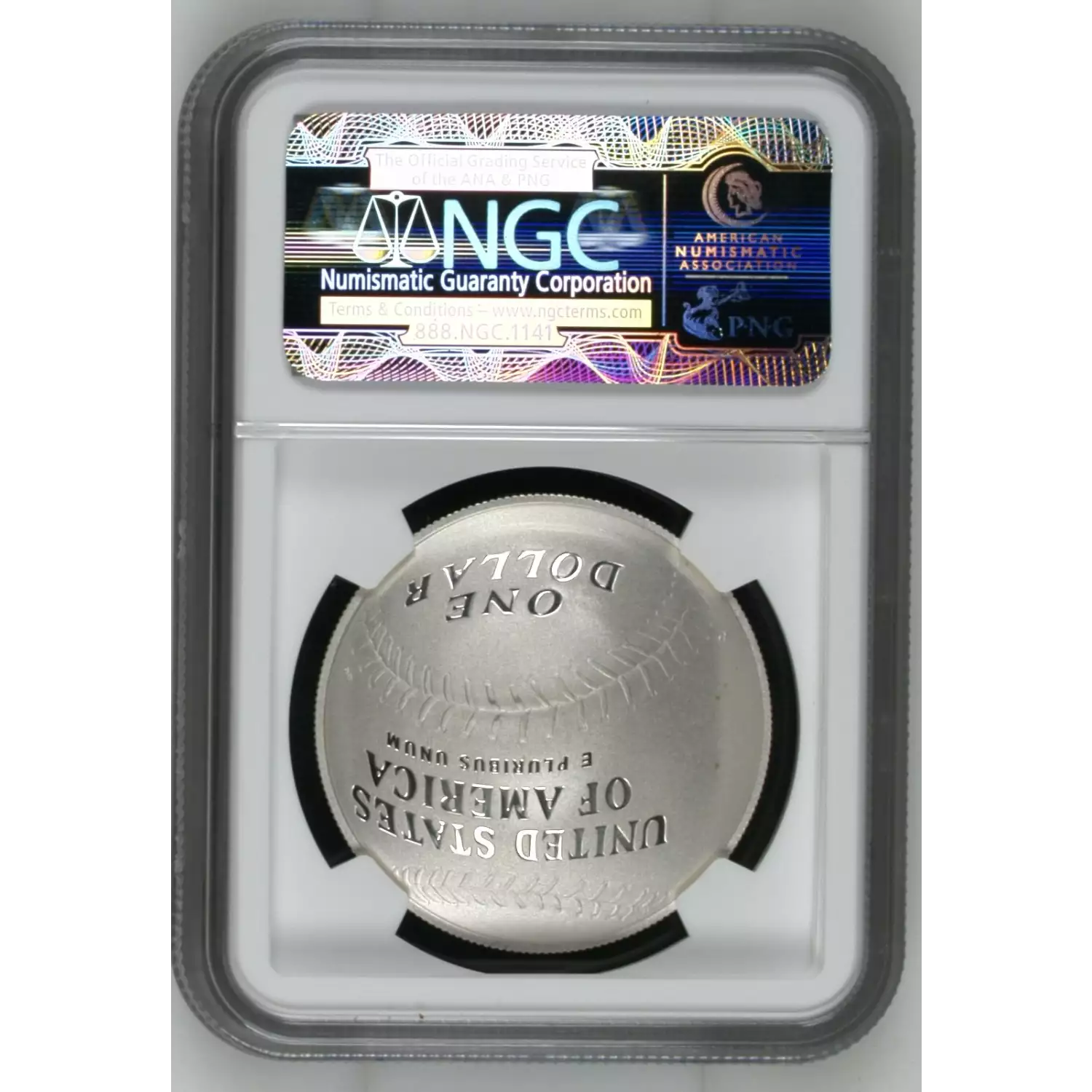 2014 Baseball Hall of Fame Commemorative Silver Dollar NGC PF-69 ULTRA ...