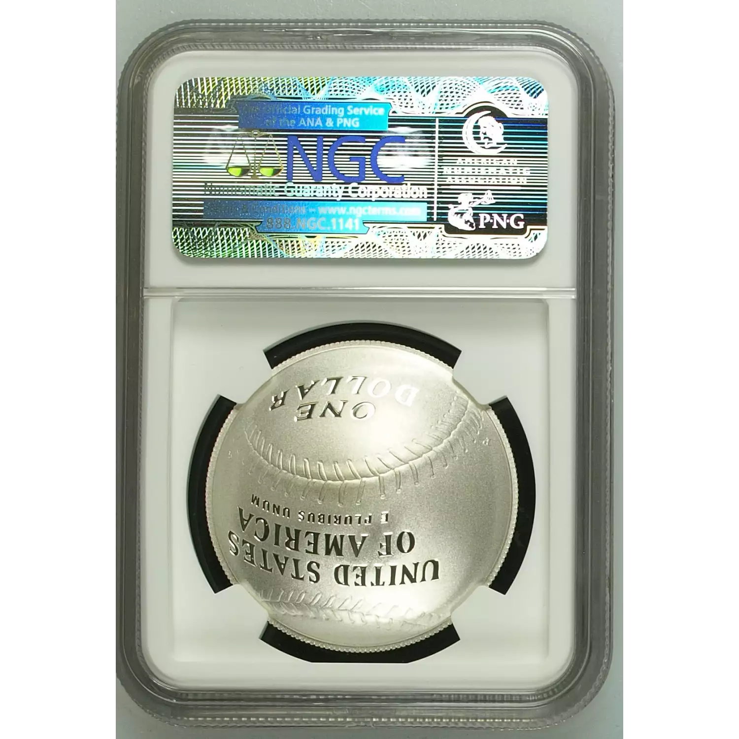 2014 Baseball Hall of Fame Commemorative Silver Dollar NGC PF-69 ULTRA ...