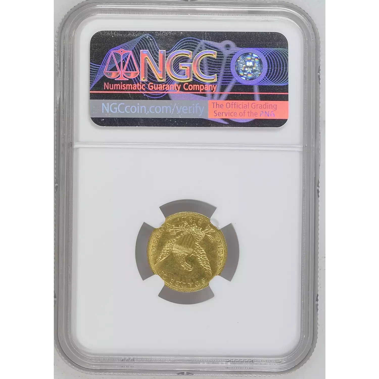 1836 Classic Head Gold Quarter Eagle NGC AU-58 - Harbor Coin Company