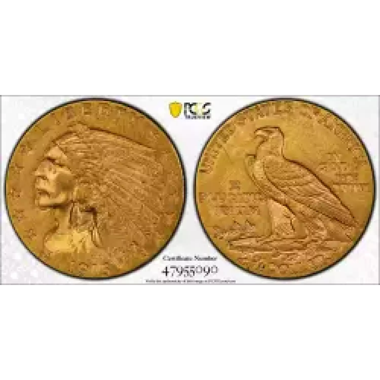 1915 Gold Quarter Eagle $2 1/2 Indian PCGS MS-62 - Harbor Coin Company