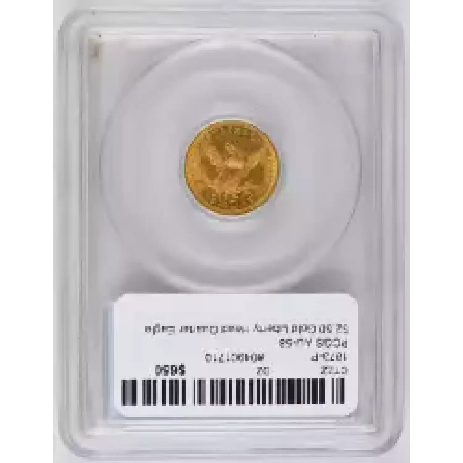 1873 $2.50 Liberty Head Gold Quarter Eagle PCGS AU-58 Open 3 - Harbor Coin Company
