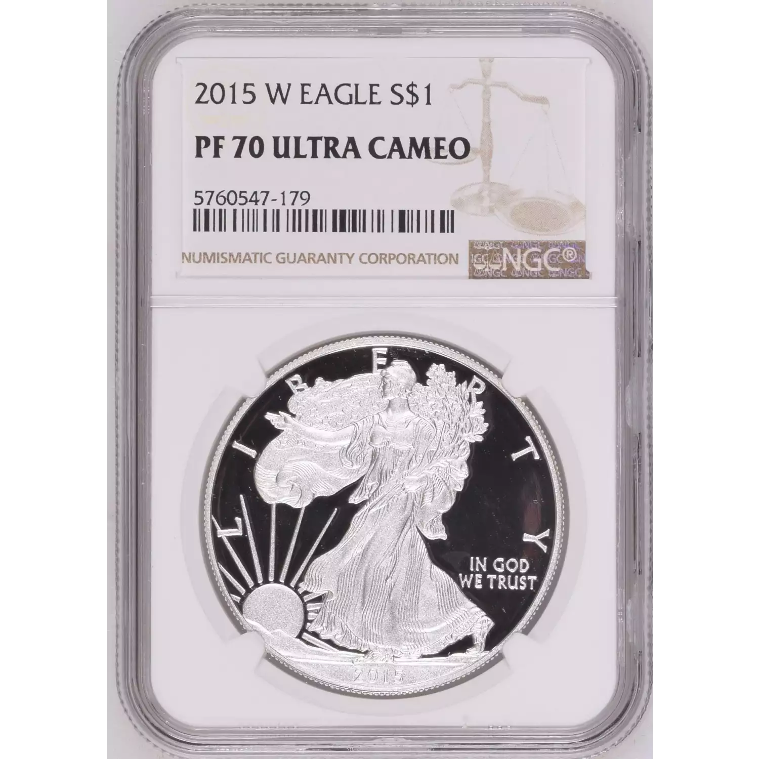 2015 Bullion Silver Eagles NGC PF-70 ULTRA CAMEO - Harbor Coin Company
