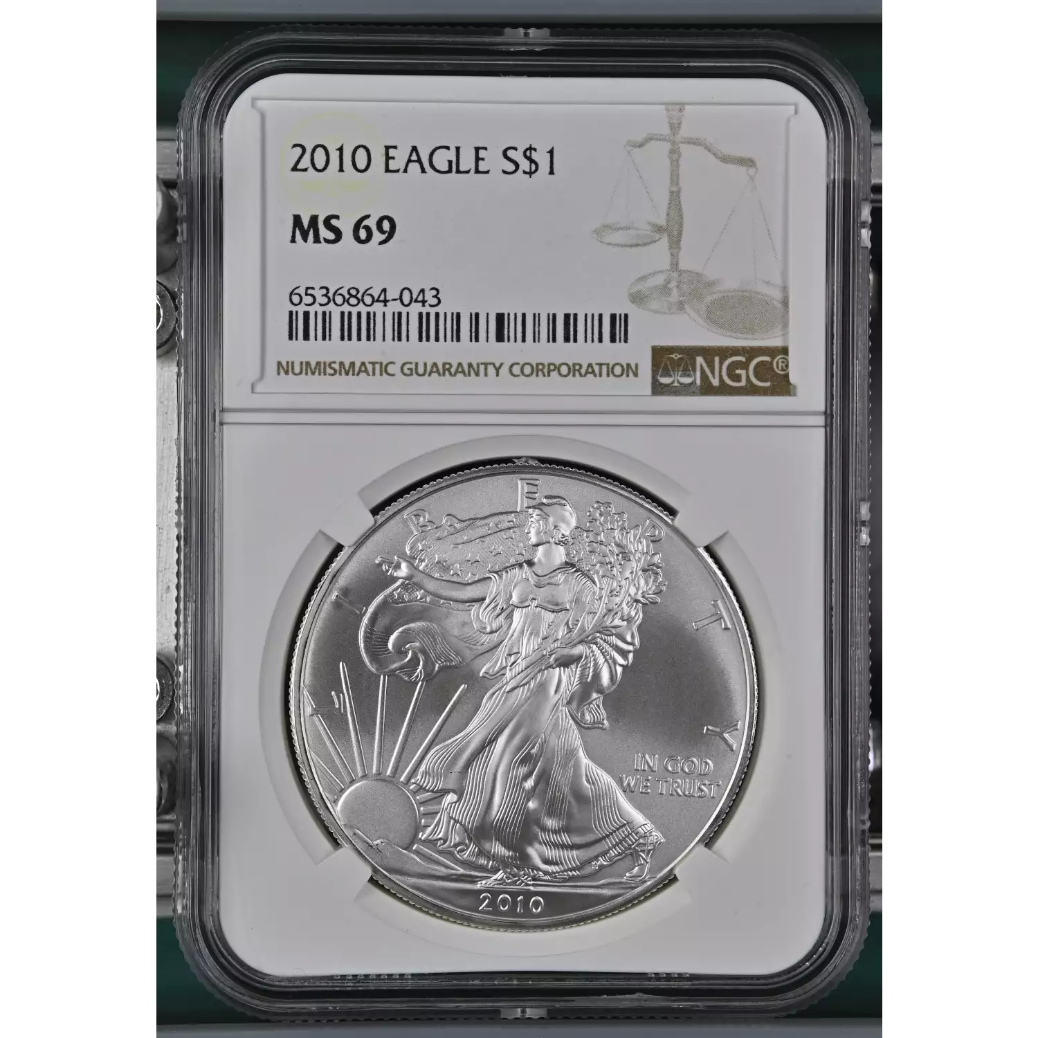 2010 Bullion Silver Eagles NGC MS-69 - Harbor Coin Company