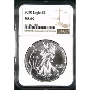 2015 Bullion Silver Eagles PCGS SP-70 Burnished Silver Eagle Baltimore Label - Harbor Coin Company