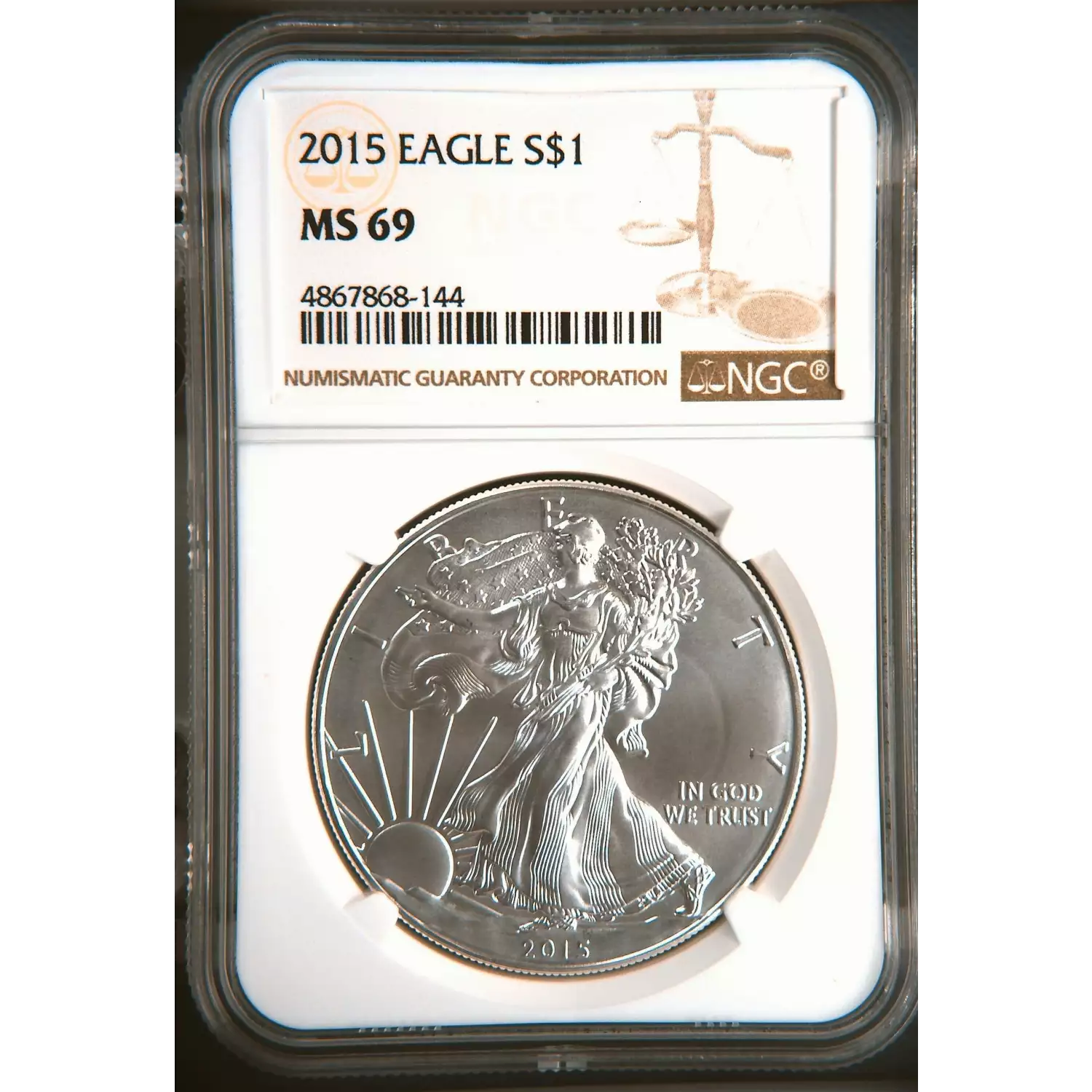 2015 Bullion Silver Eagles NGC MS-69 - Harbor Coin Company