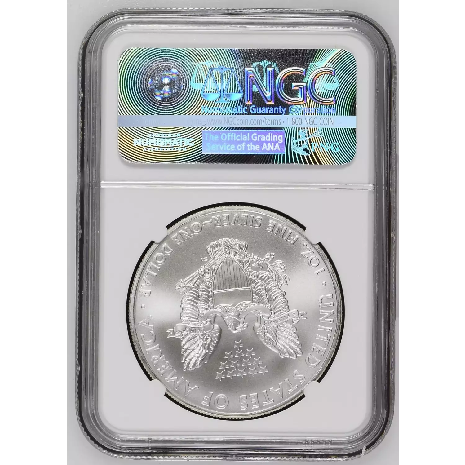 2008 Bullion Silver Eagles NGC MS-70 Silver Eagle - Harbor Coin Company