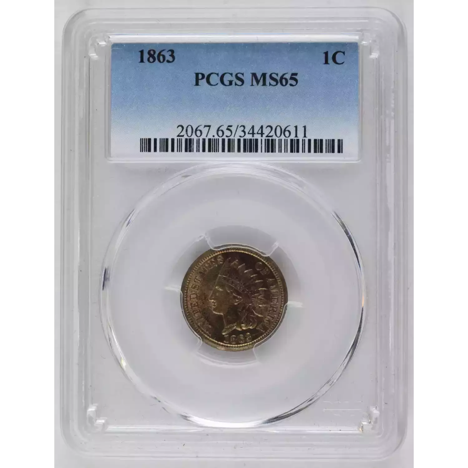 1863 Indian Head Cent PCGS MS-65 - Harbor Coin Company